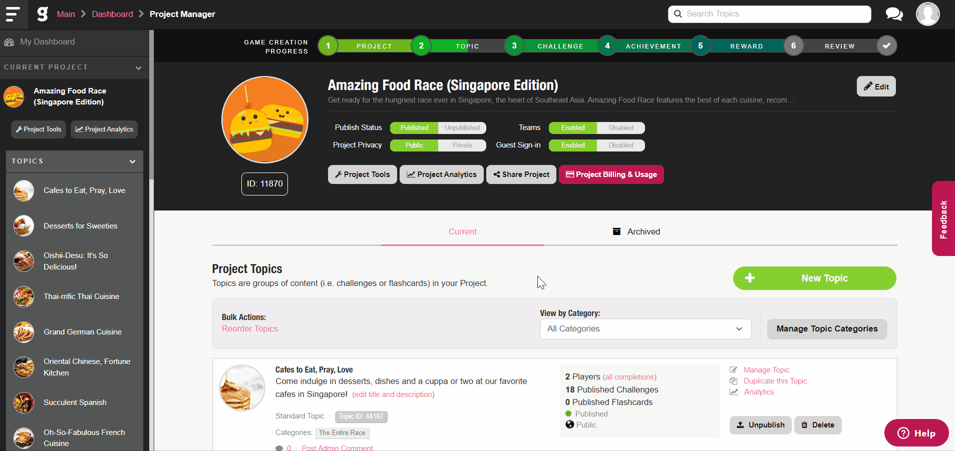 Adjusting Challenge Frequency Gametize